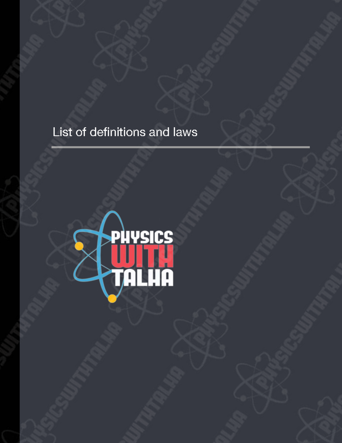 A2 Level Physics Definitions and Laws - Comprehensive Guide - Studocu