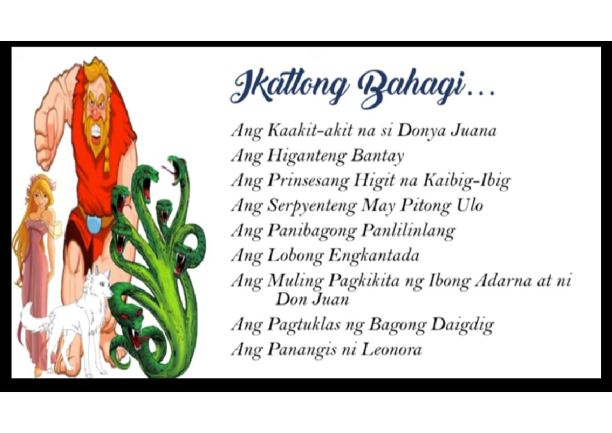 Report filipino-ikatlong bahagi - Ikattong Bahagi Ang na si Donya Juana ...