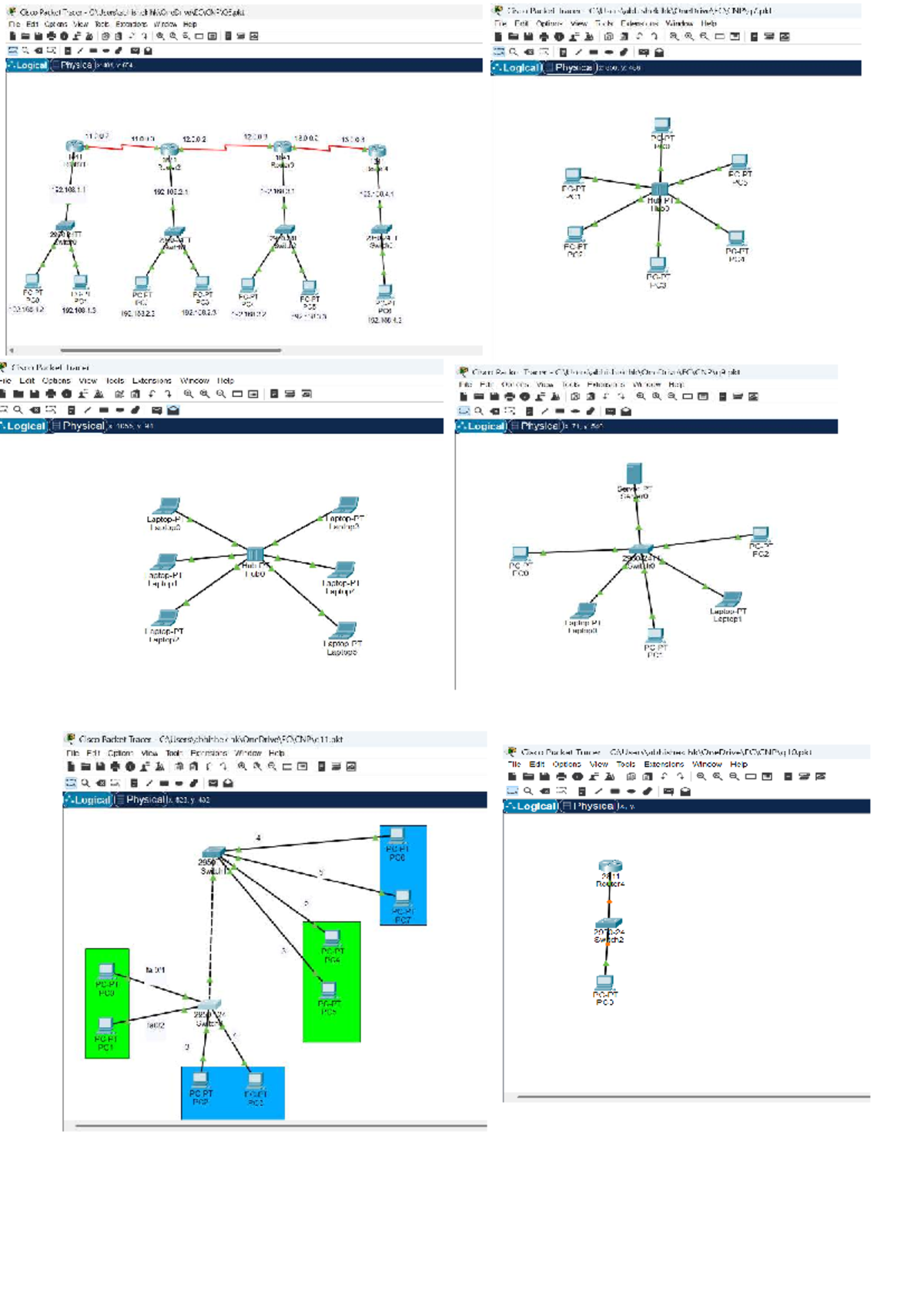 CNP 2 - Cisco Packet Tracer Network Configuration Guide - Studocu