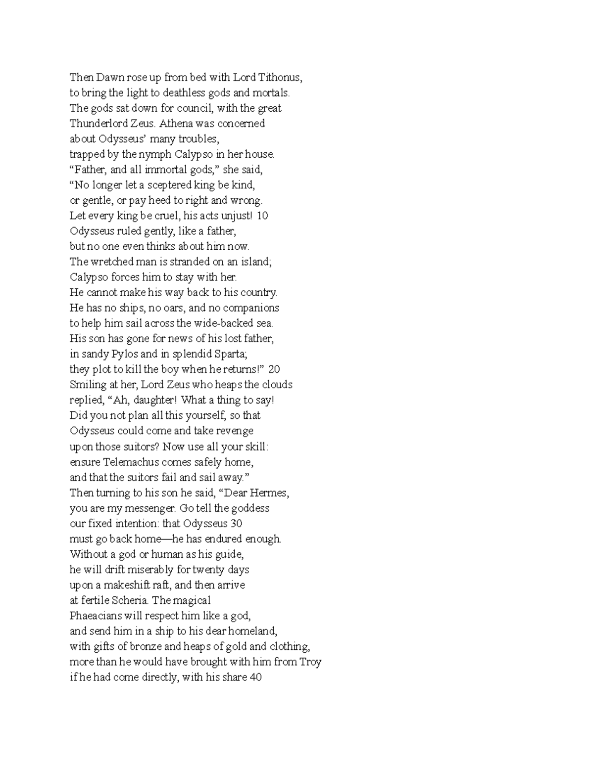 Odyssey Analysis: Odysseus' Trials and Divine Interventions (ENG 101 ...