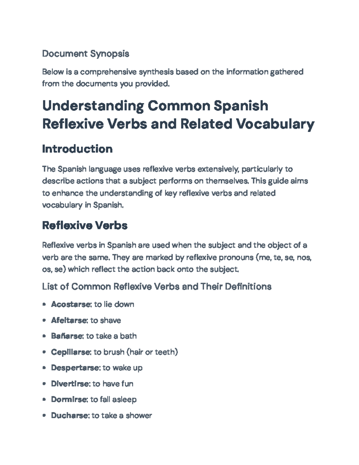 Reflexive Verbs and Daily Routines in Spanish: A Comprehensive Guide ...