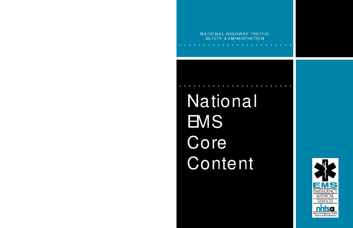 National EMS Core Content Framework: Essential Concepts and Practices ...