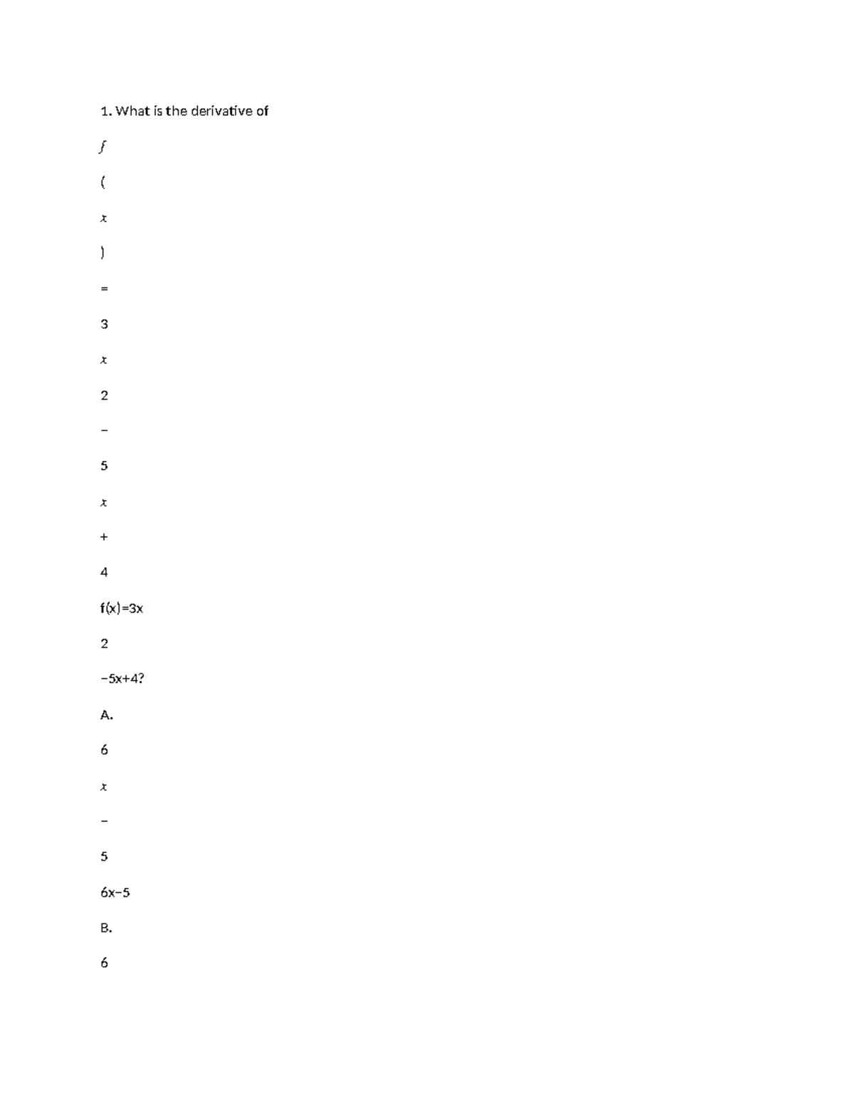 Math 2 - Derivatives, Integrals, Limits & Vectors Exam Review - Studocu