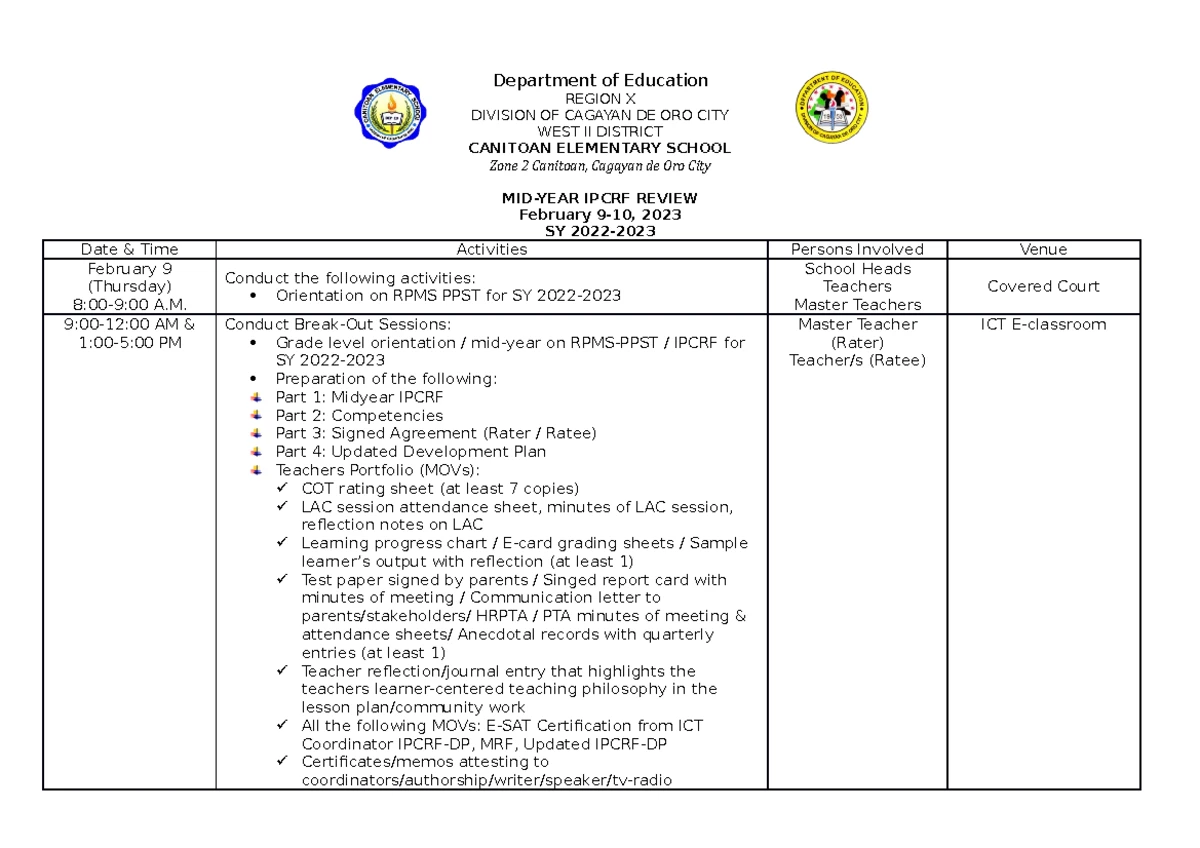 Aspekto ng Pandiwa - Filipino 8 Lesson Plan - Studocu