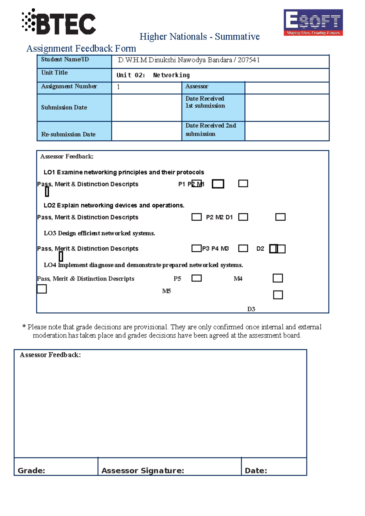 7049-1712772561911-Unit-02 LAN Design & Implementation Report 2024 - Studocu