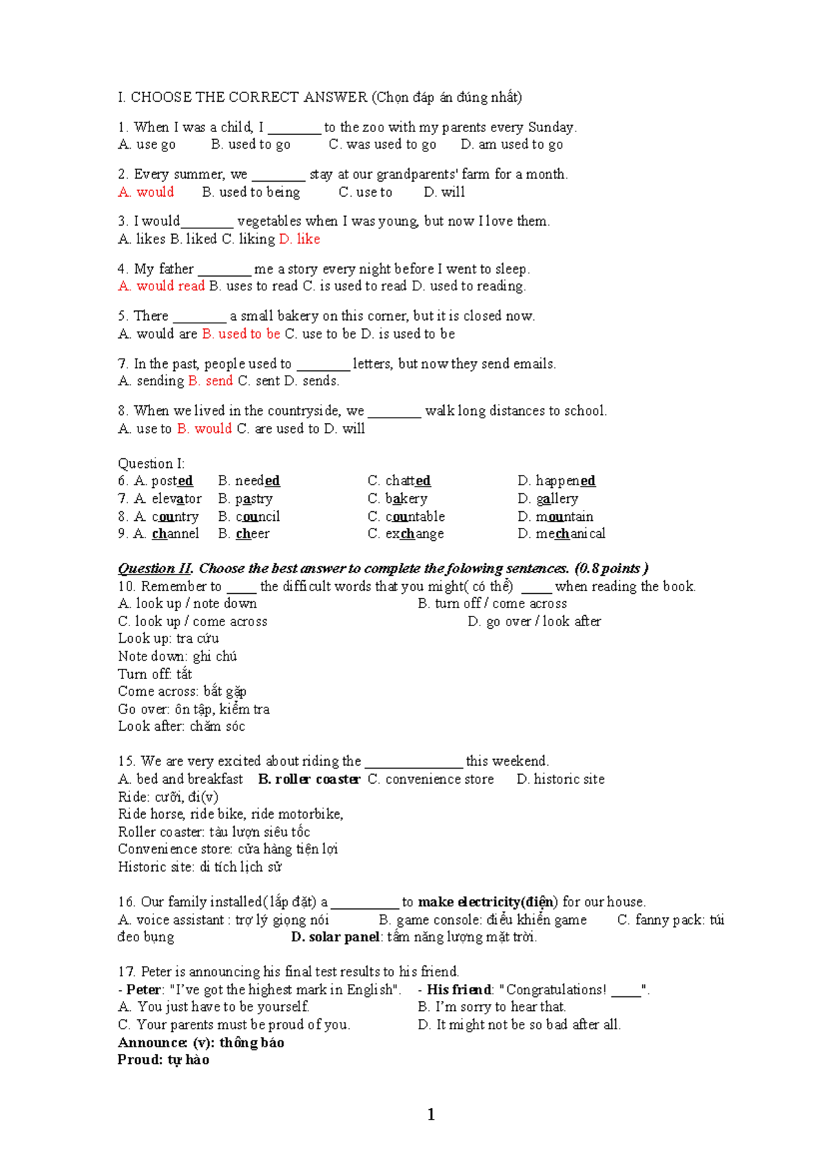 English Practice Exercises for Grade 9 (Bài Tập Tiếng Anh 9) - Studocu