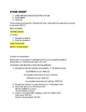 Asset disposal - basics - Asset disposal NON-CURRENT ASSETS -Disposing ...