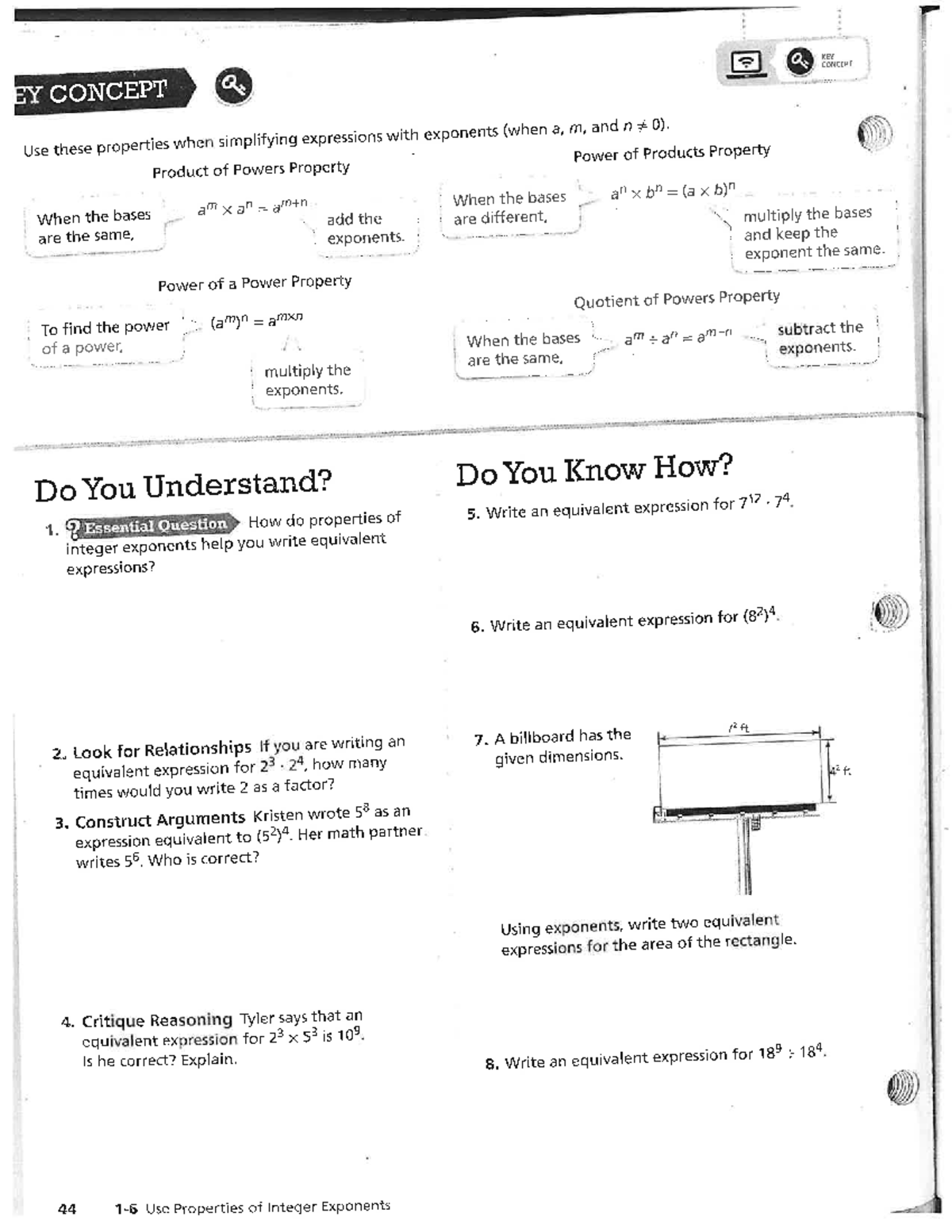 Monday HW - Exponents: Simplifying Expressions with Exponents - Studocu