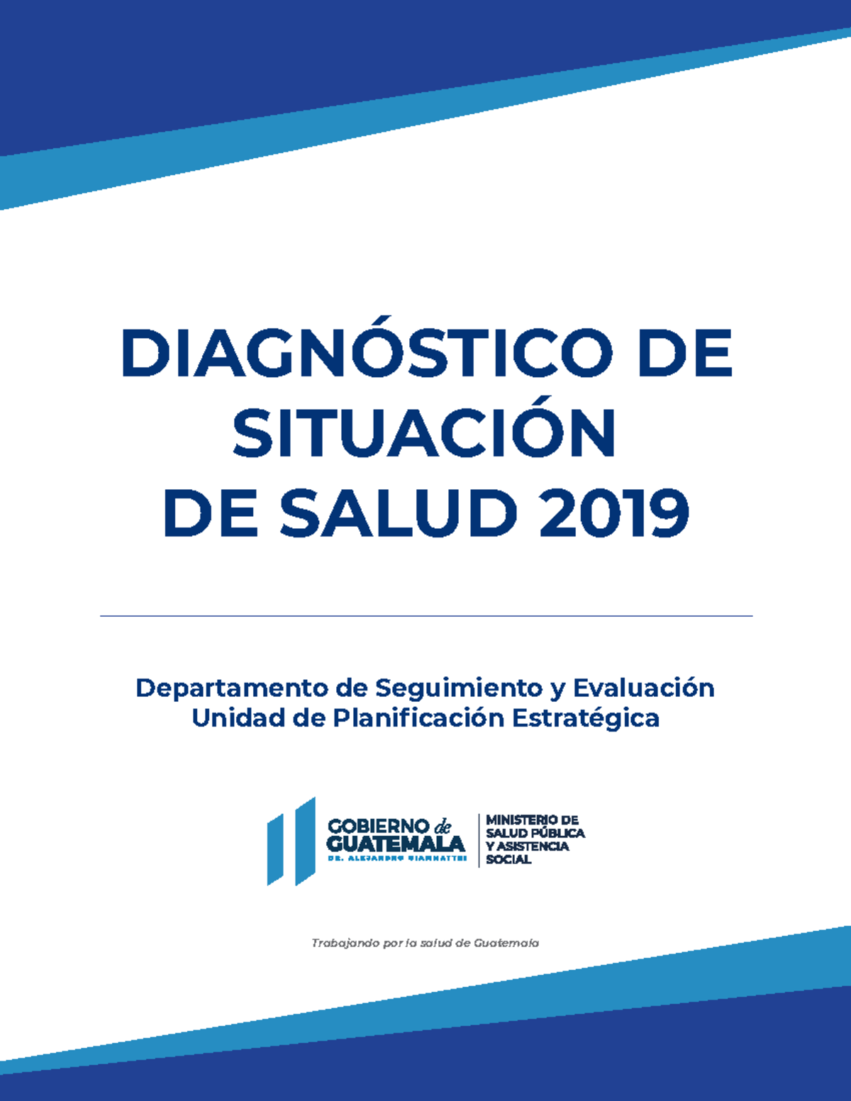 Diagnóstico de la Salud en Guatemala 2019 - Informe MSPAS - Studocu