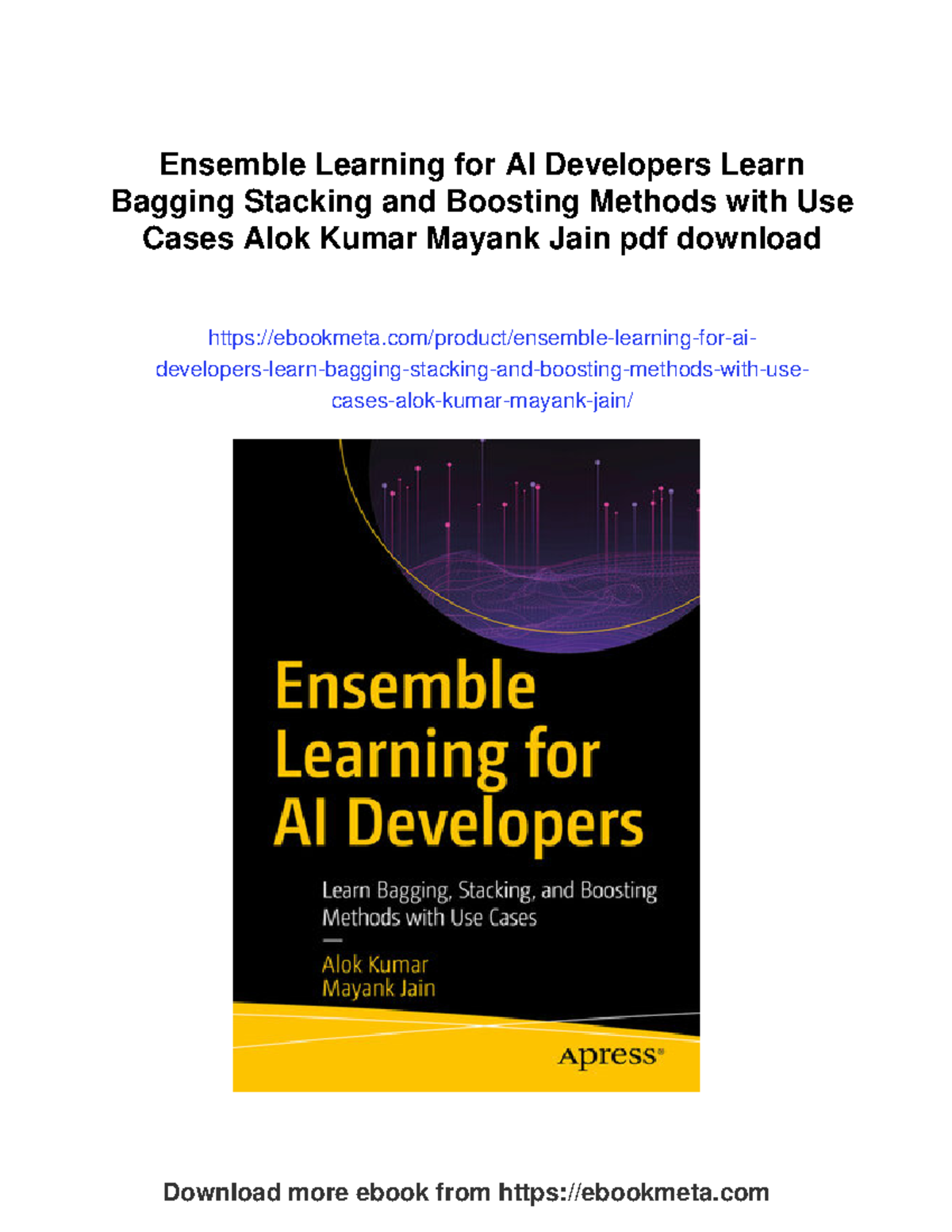 Ensemble Learning Techniques for AI Developers: Bagging, Stacking ...