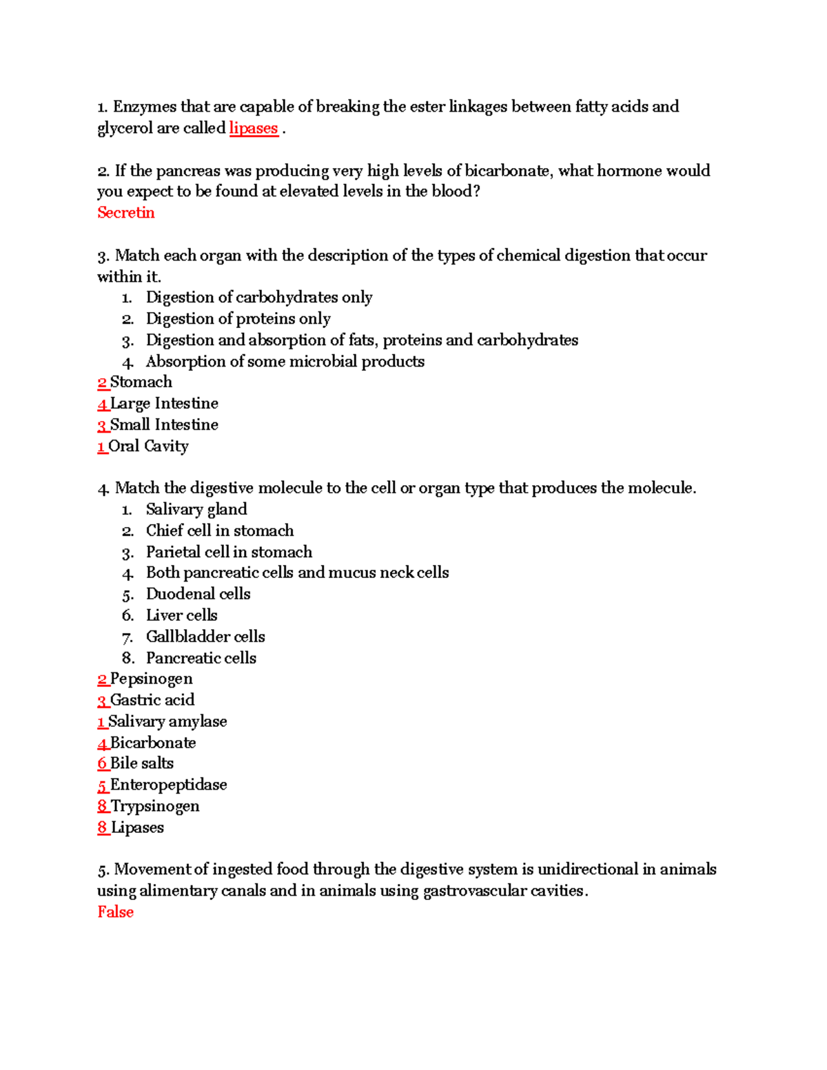 Learn - Module 11: Digestive System and Macronutrient Digestion Notes ...