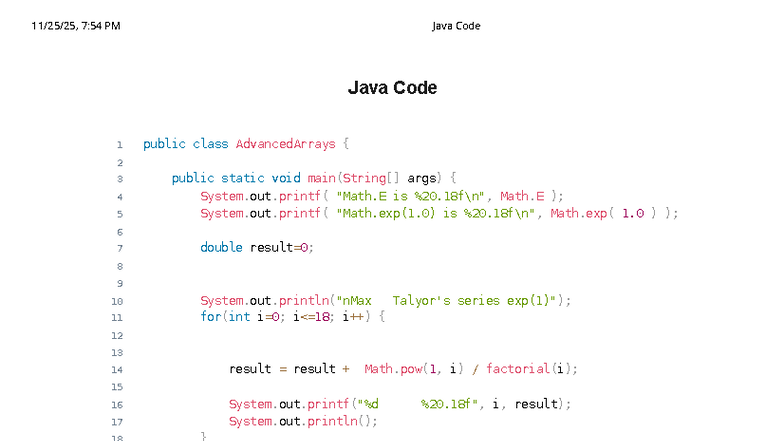 Challenge 5: Advanced Arrays in Java Code - Studocu