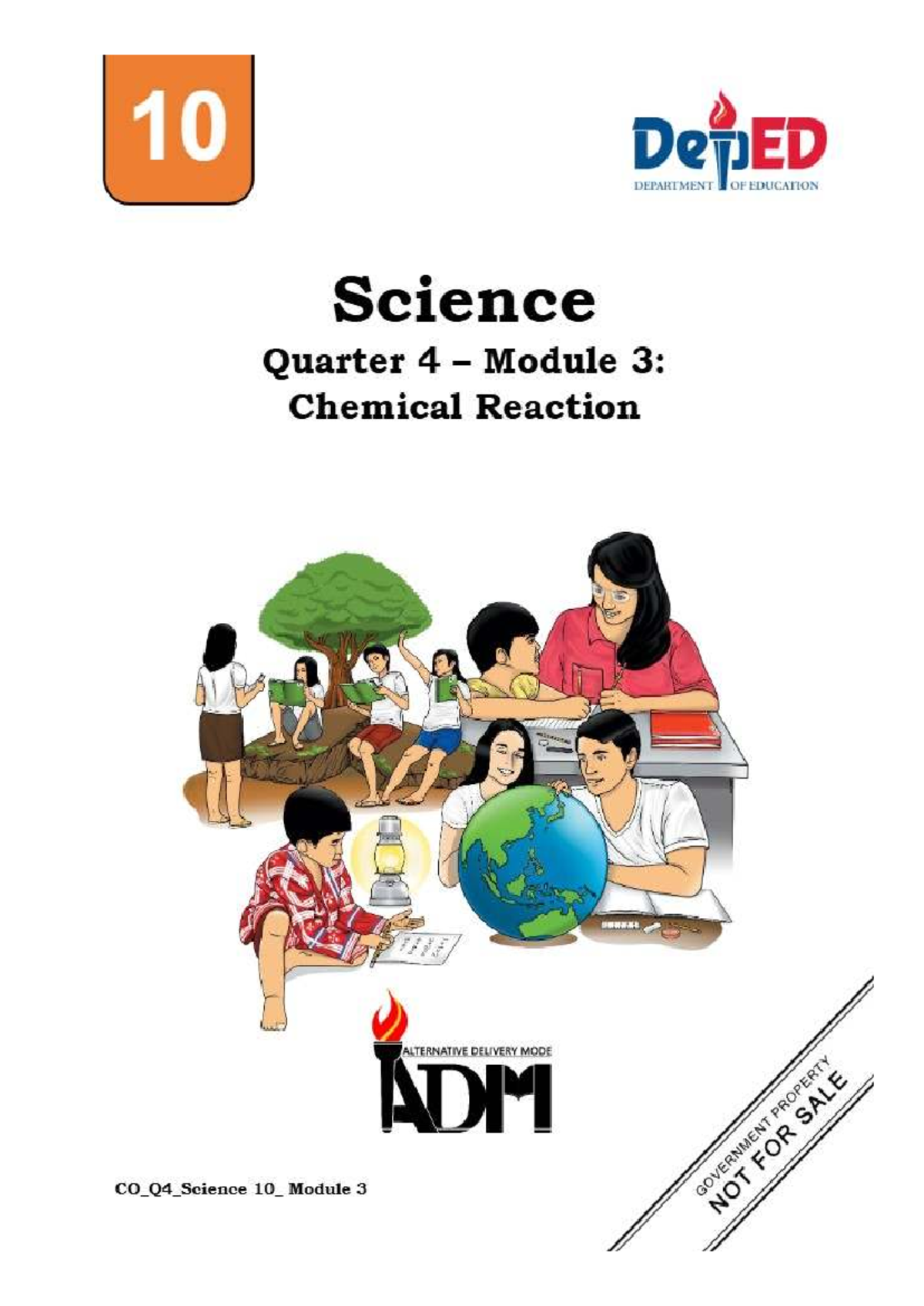 Science 10 Q4 Module 3: Understanding Chemical Reactions - Studocu