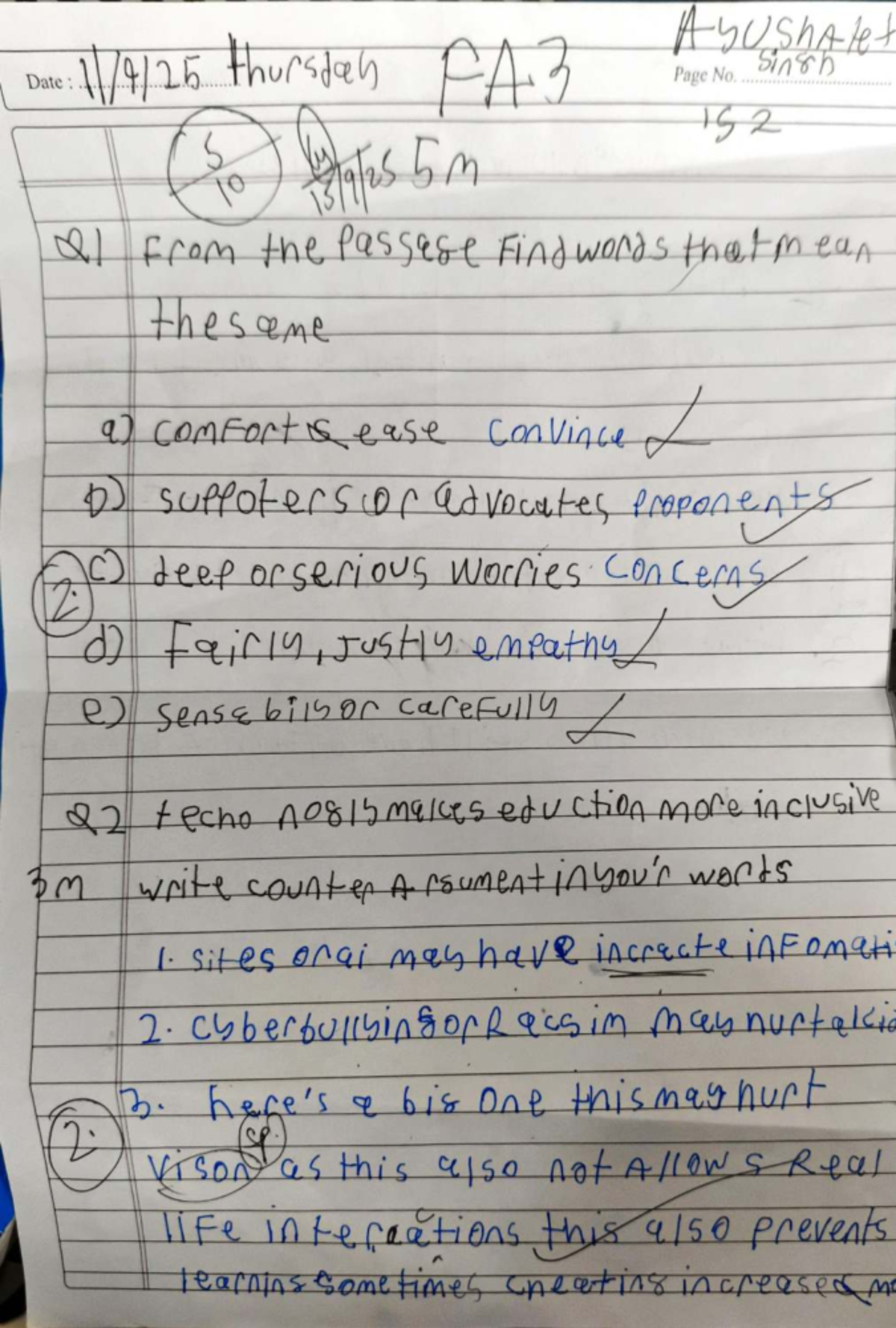 FA3-english - Assignment - Computer Science SL - YU Due: (th V) r e SIS ...