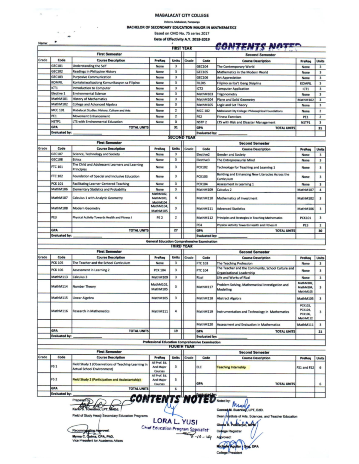 BSED-MATH - Qwerty testing 101 - MABALACAT CITY COLLEGE Dolores ...