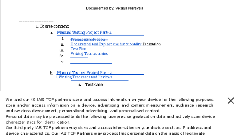 Manual Testing Project Overview and Test Case Development (MT101) - Studocu