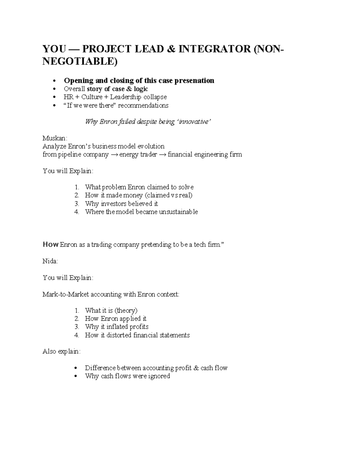 Enron Case Study Analysis: Lessons from Corporate Governance Failures ...