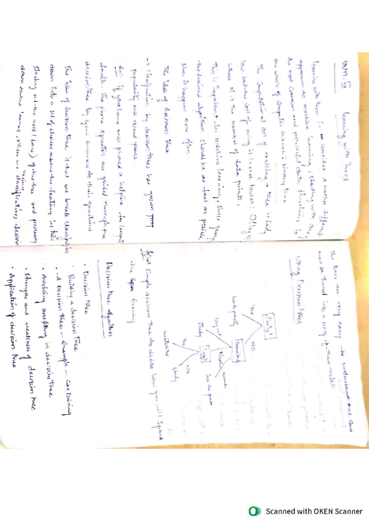 ML Unit-3: Decision Trees and Their Applications in Machine Learning - Studocu