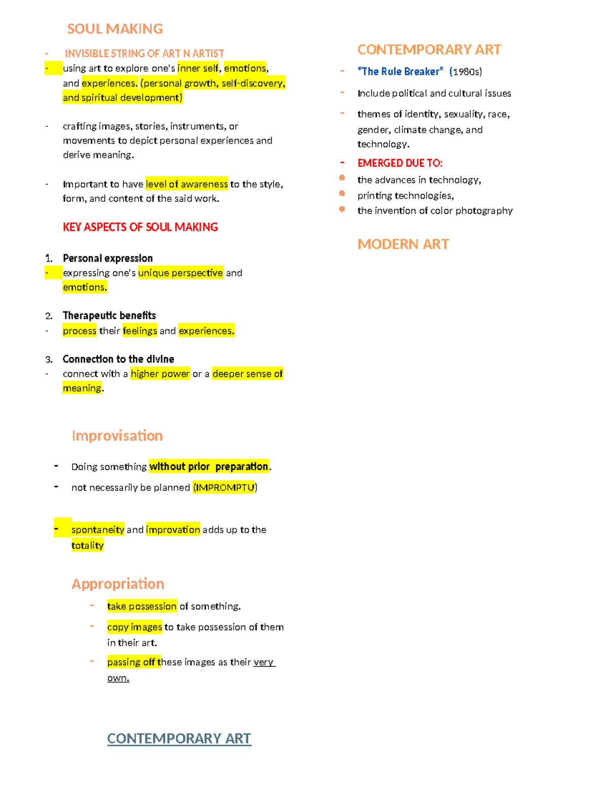 SOUL Making - lecture - SOUL MAKING - INVISIBLE STRING OF ART N ARTIST ...