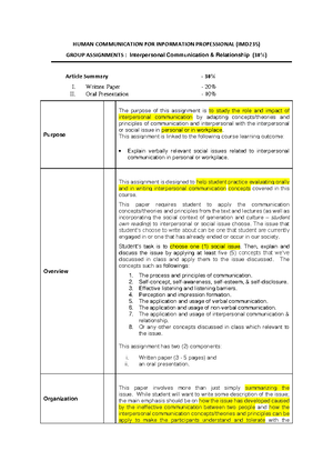 IMD237 Group Assignment - Fundamentals of Records Center Management ...