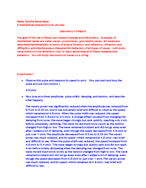 Tanisha lab1 - n/a - Name: Tanisha Sawardekar E-mail address:tsaward1 ...