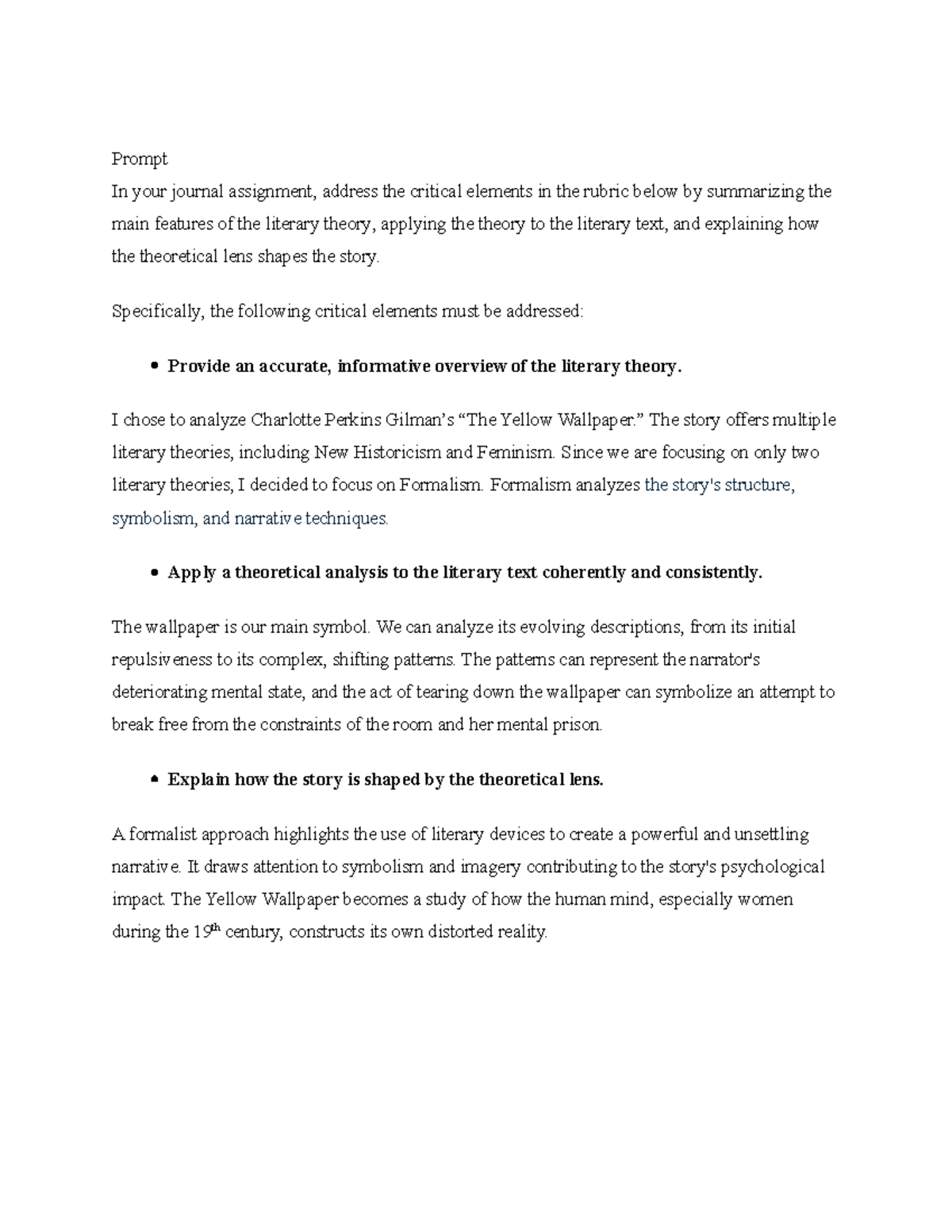 1-2 Journal Finding Meaning IN FORM - Prompt In your journal assignment ...