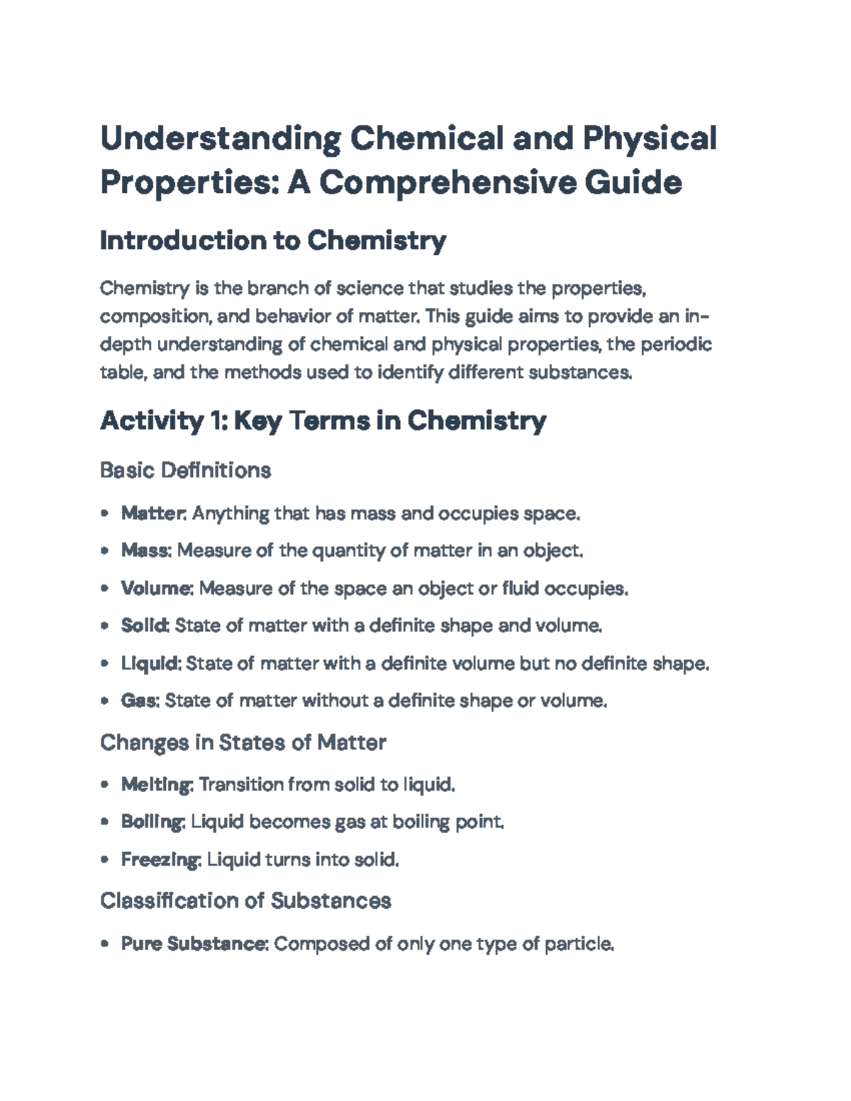 Understanding Chemical and Physical Properties: A Comprehensive Guide ...