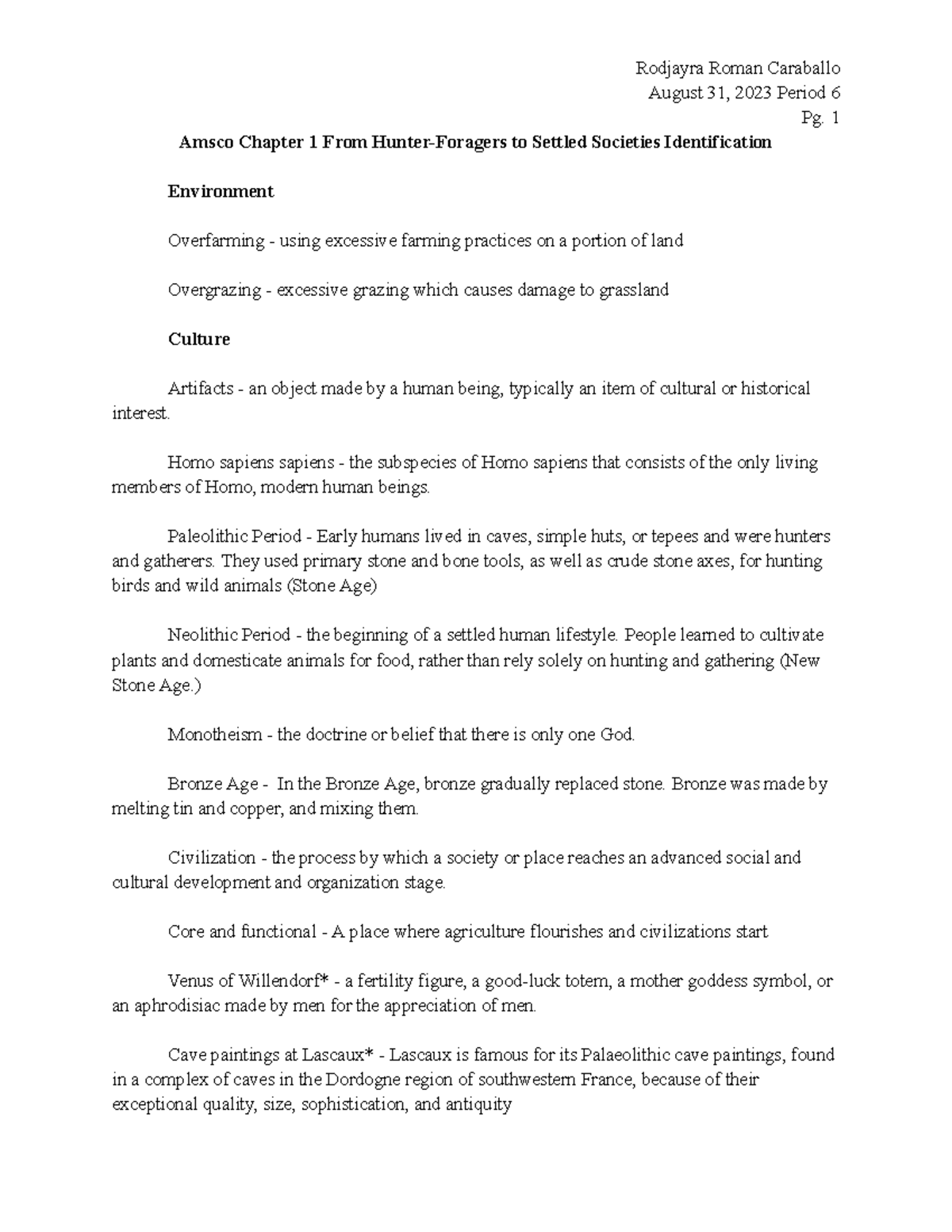 Significant Figures Assignment: Amsco Ch. 1 Overview & Key Concepts ...