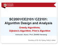 SC2001 - NTU - Algorithm Design and Analysis - Studocu
