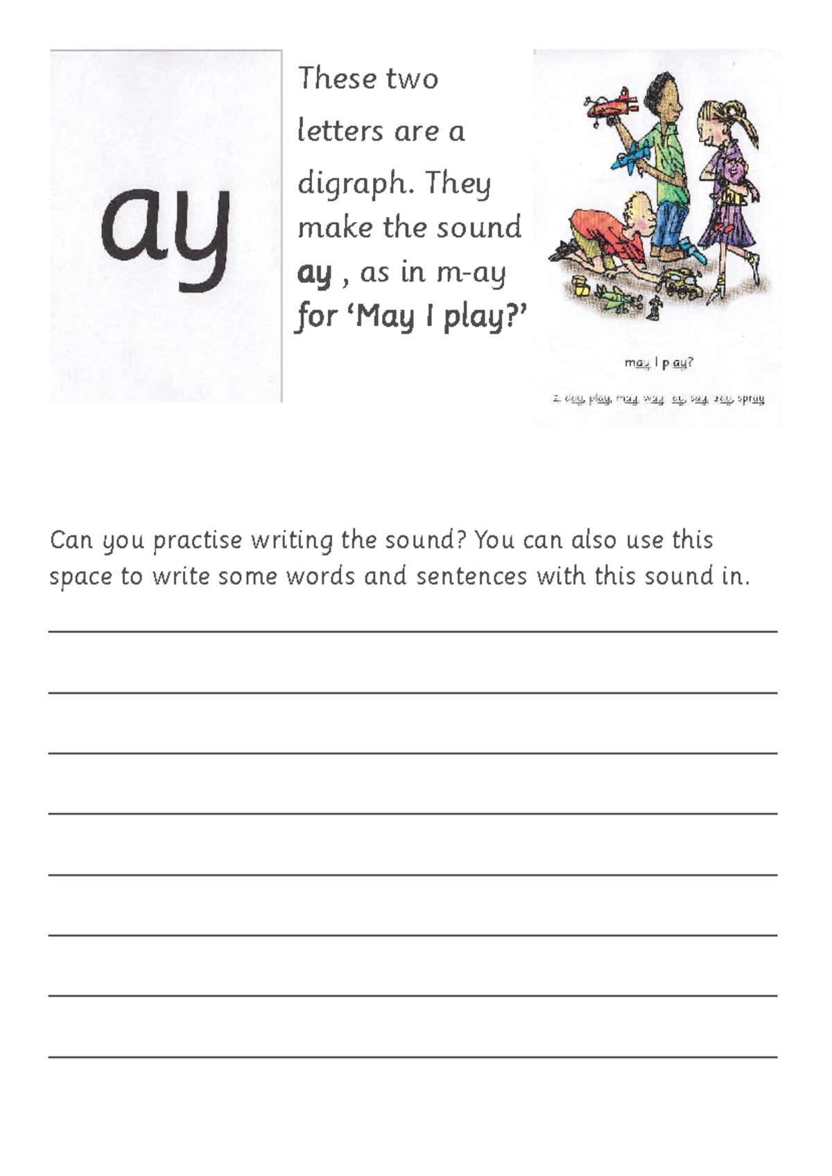 Phonics Practice: Digraphs and Trigraphs in Set 2 Homework ...
