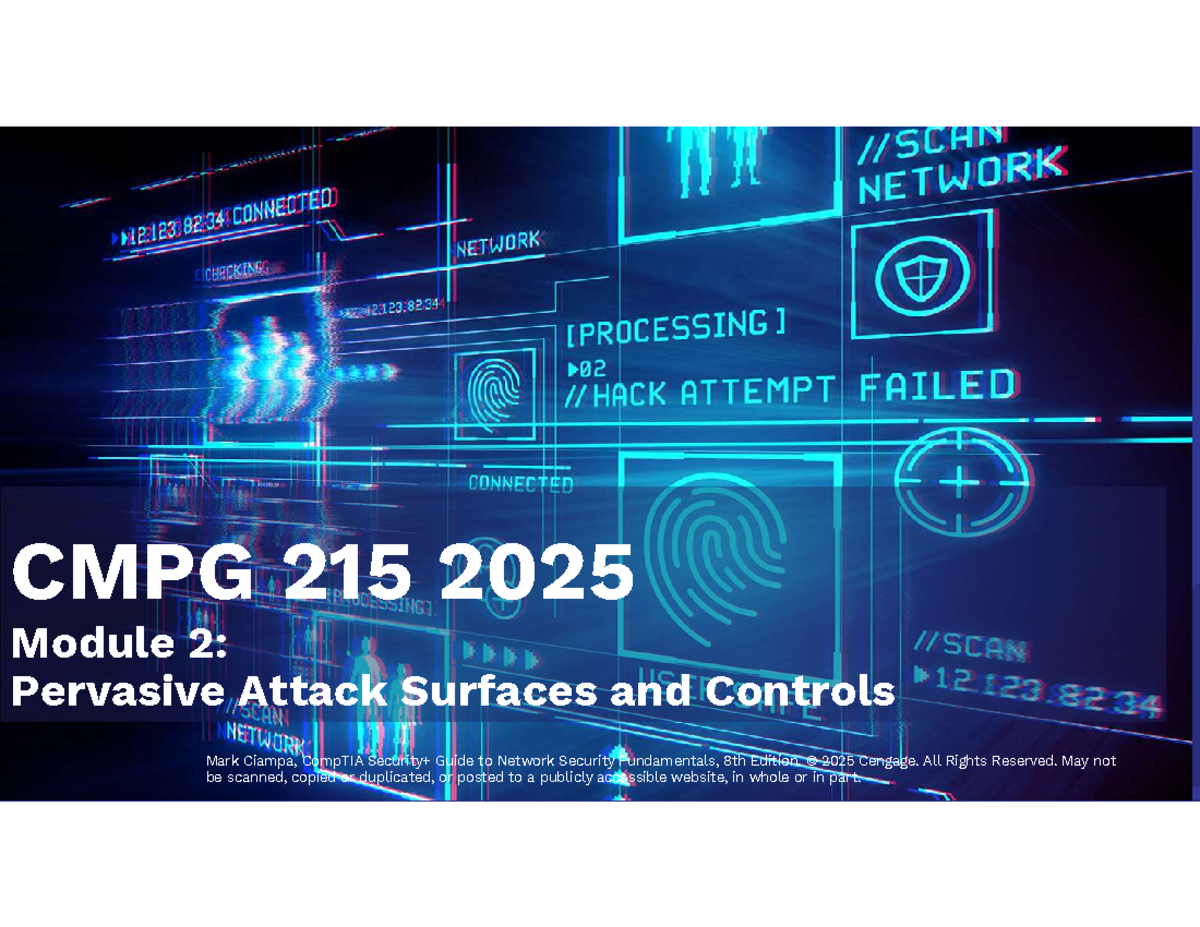 CMPG 215 2025 Module 2: Lecture Notes on Pervasive Attack Surfaces ...