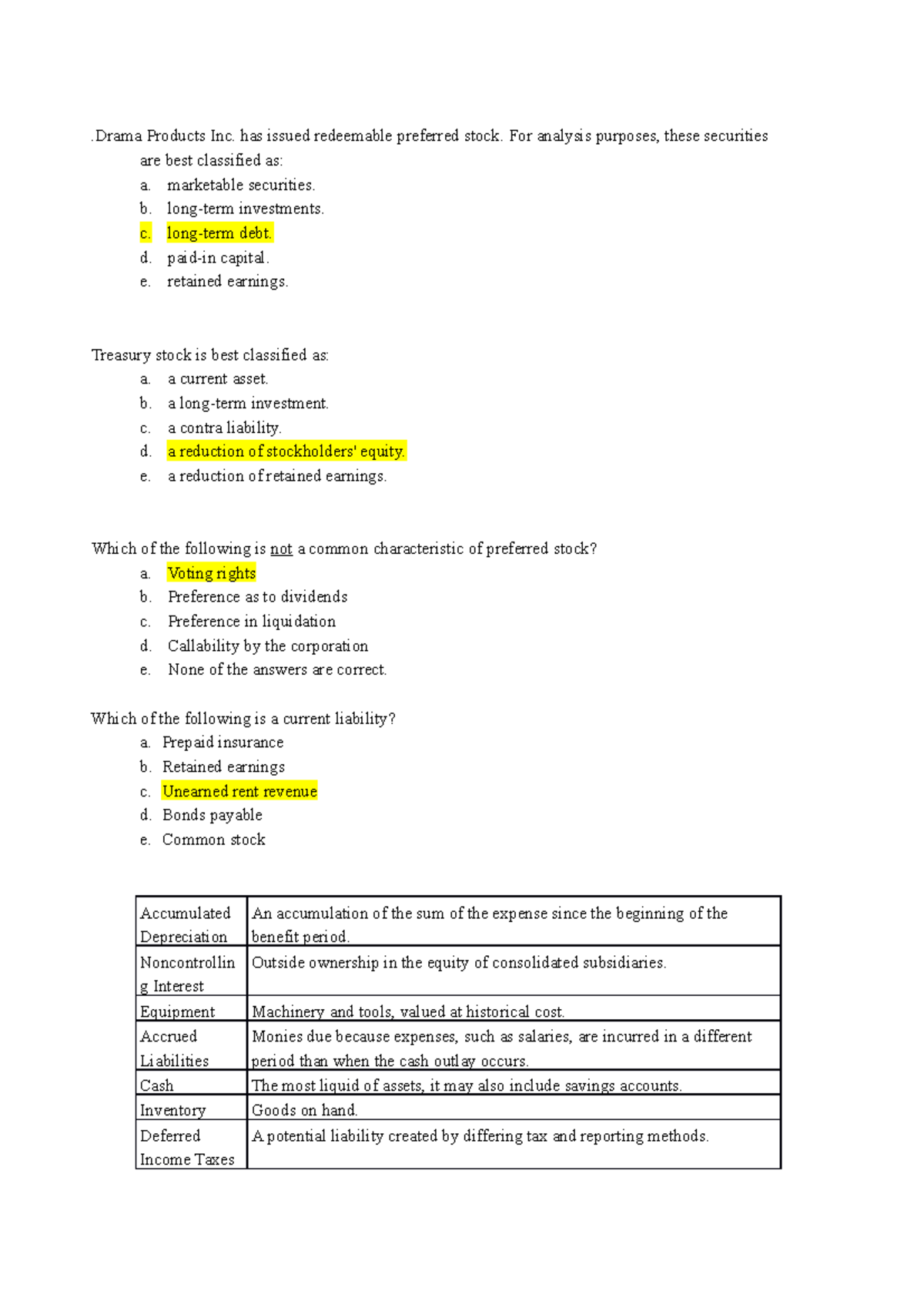 In class ch3in-class exercises of the accounting financial statement ...