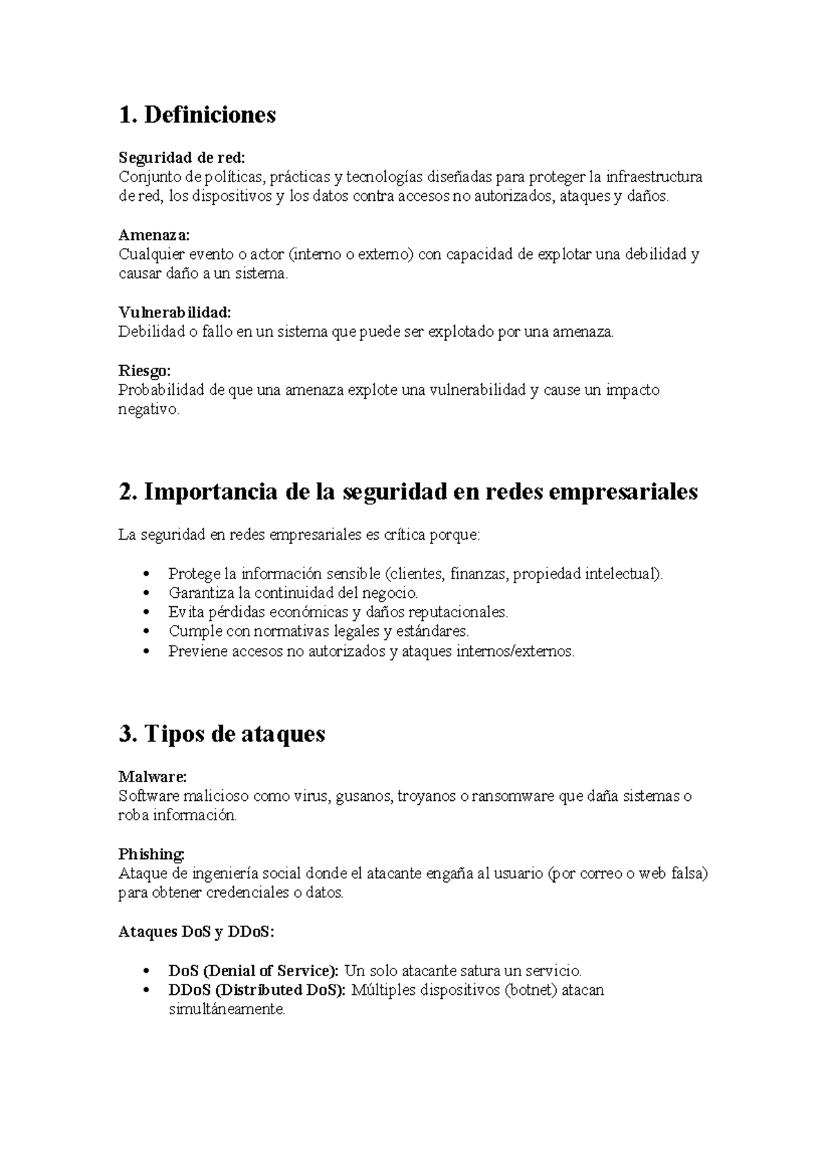 Redes Empresariales: Seguridad y Automatización - Definiciones y Tipos ...
