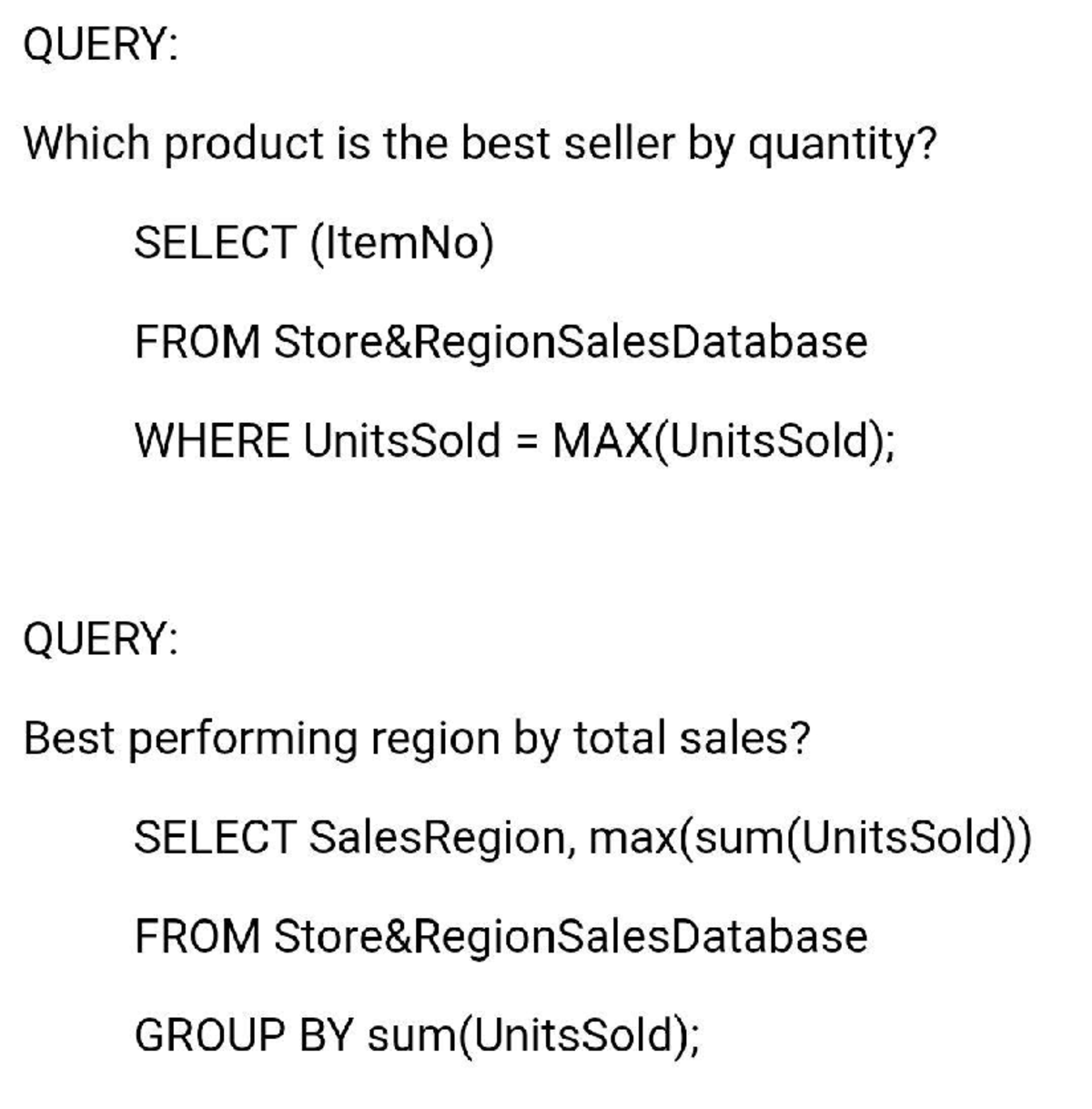 Msg-4213631990-38589 - Cost accounting - QUERY: Which product is the best seller quantity ...