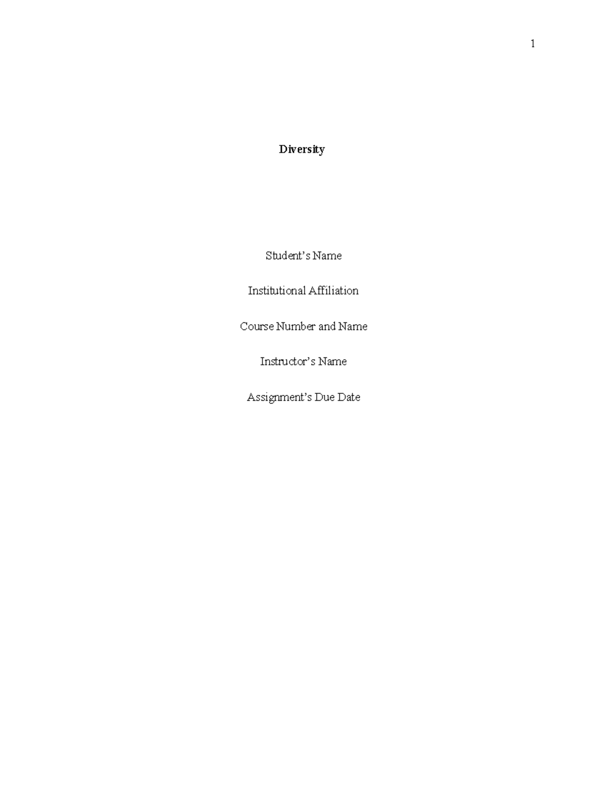 BUS 101 Module 1: Diversity Discussion and Its Impact in HR - Studocu
