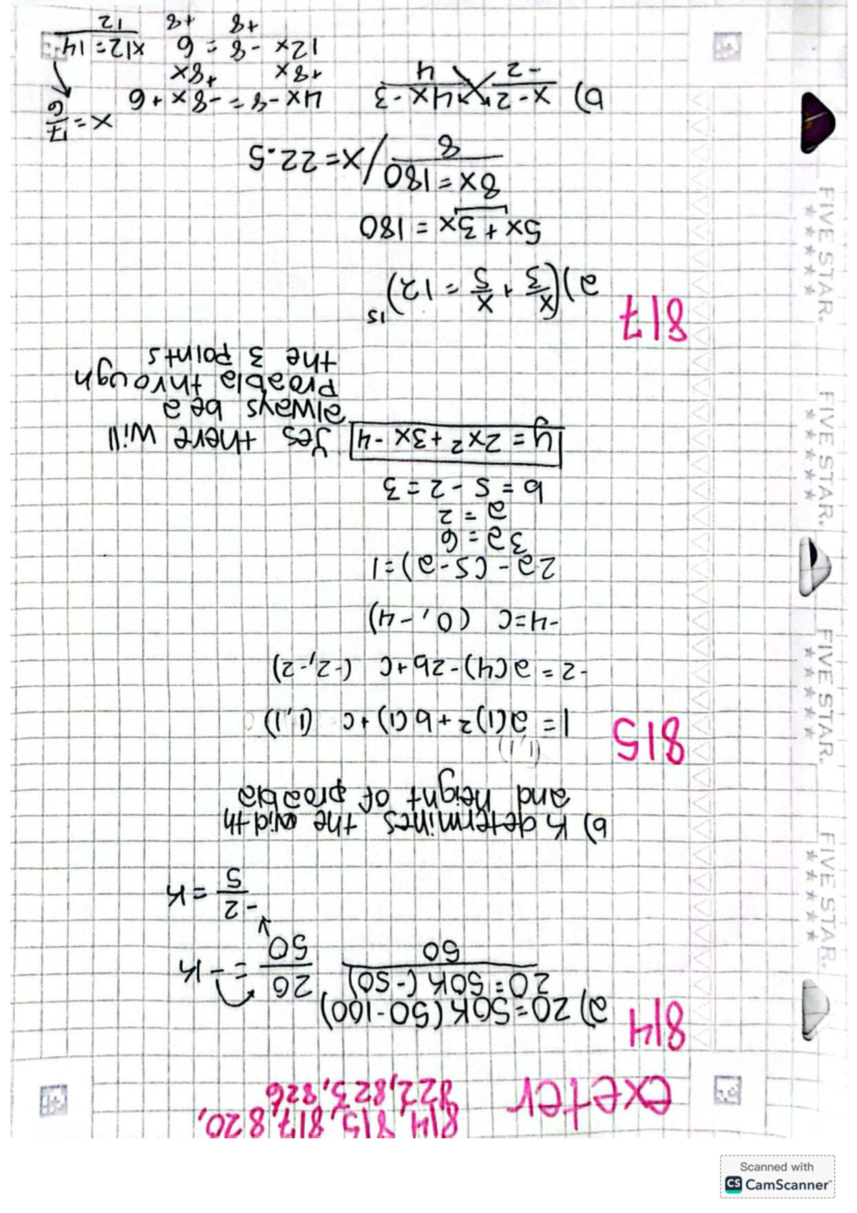 CS 814-826 Final Exam Problems and Solutions - Studocu