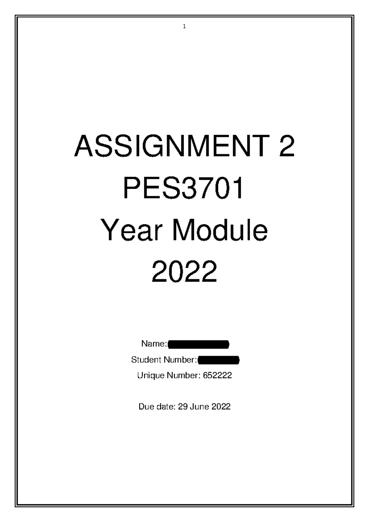 PES3701 - Comprehensive Study Guide for Course Success - Studocu