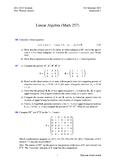 MATH 257 - Illinois - Linear Algebra w/ Computational Applications ...