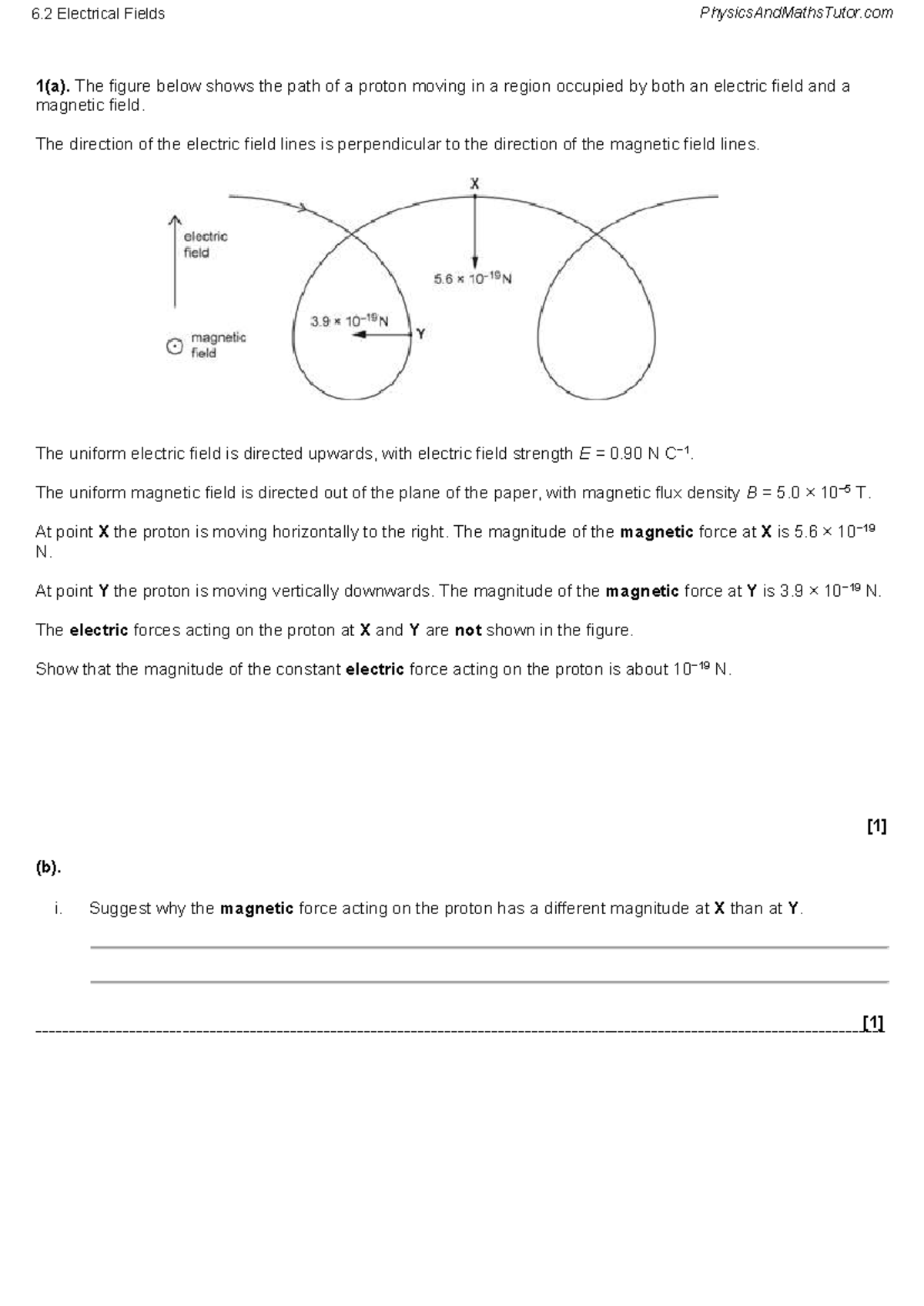 6.2 Electrical Fields - Question Paper (QP) - Studocu