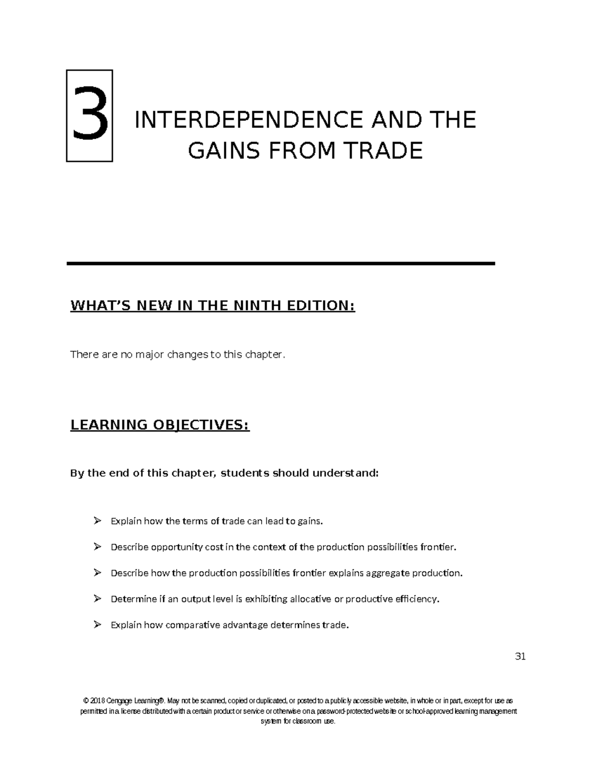Chapter 03: Interdependence and Gains from Trade (IM 9e) - Studocu