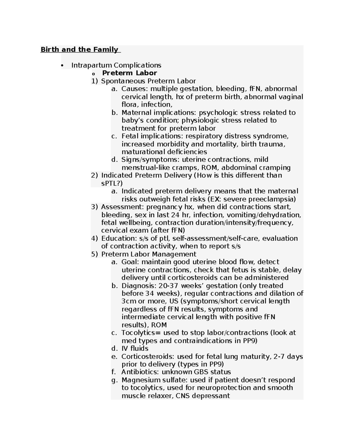 OB Exam 2 Study Guide: Intrapartum Complications & Newborn Care - Studocu