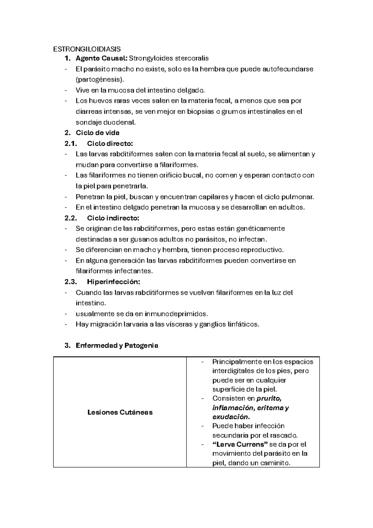 Estrongiloidiasis: Causas, Ciclo de Vida y Manifestaciones Clínicas ...
