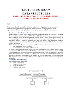 Java UNIT-1 - NOTES - MALLA REDDY COLLEGE OF ENGINEERING FOR WOMEN ...