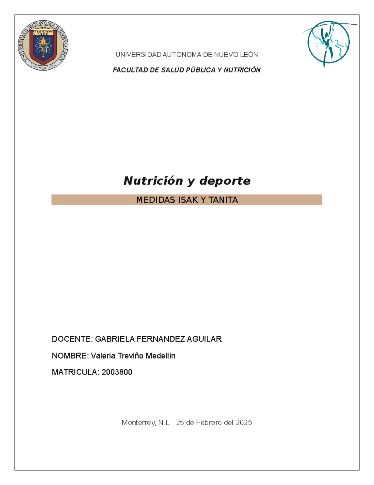 Medidas ISAK VTM - Nutrición antropometria - nutrition metabolism ...