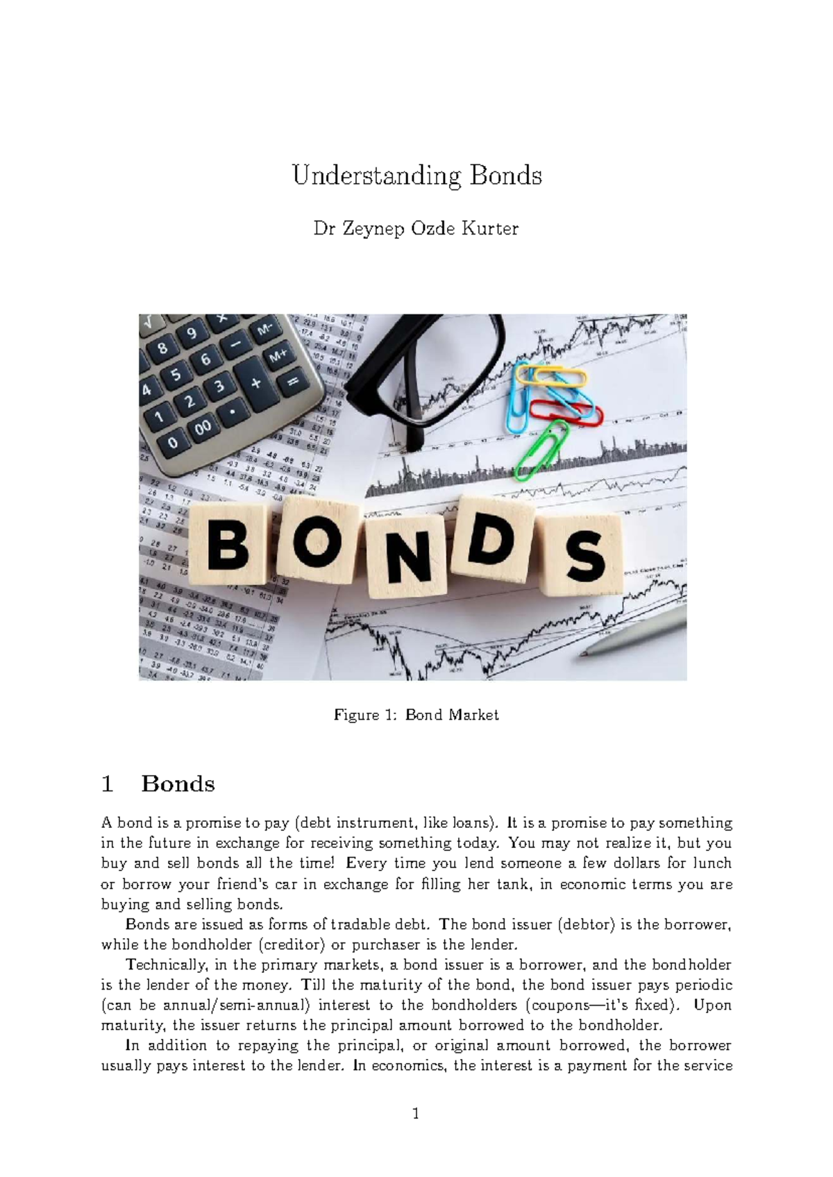 Understanding Bonds: Key Concepts and Market Dynamics - Studocu