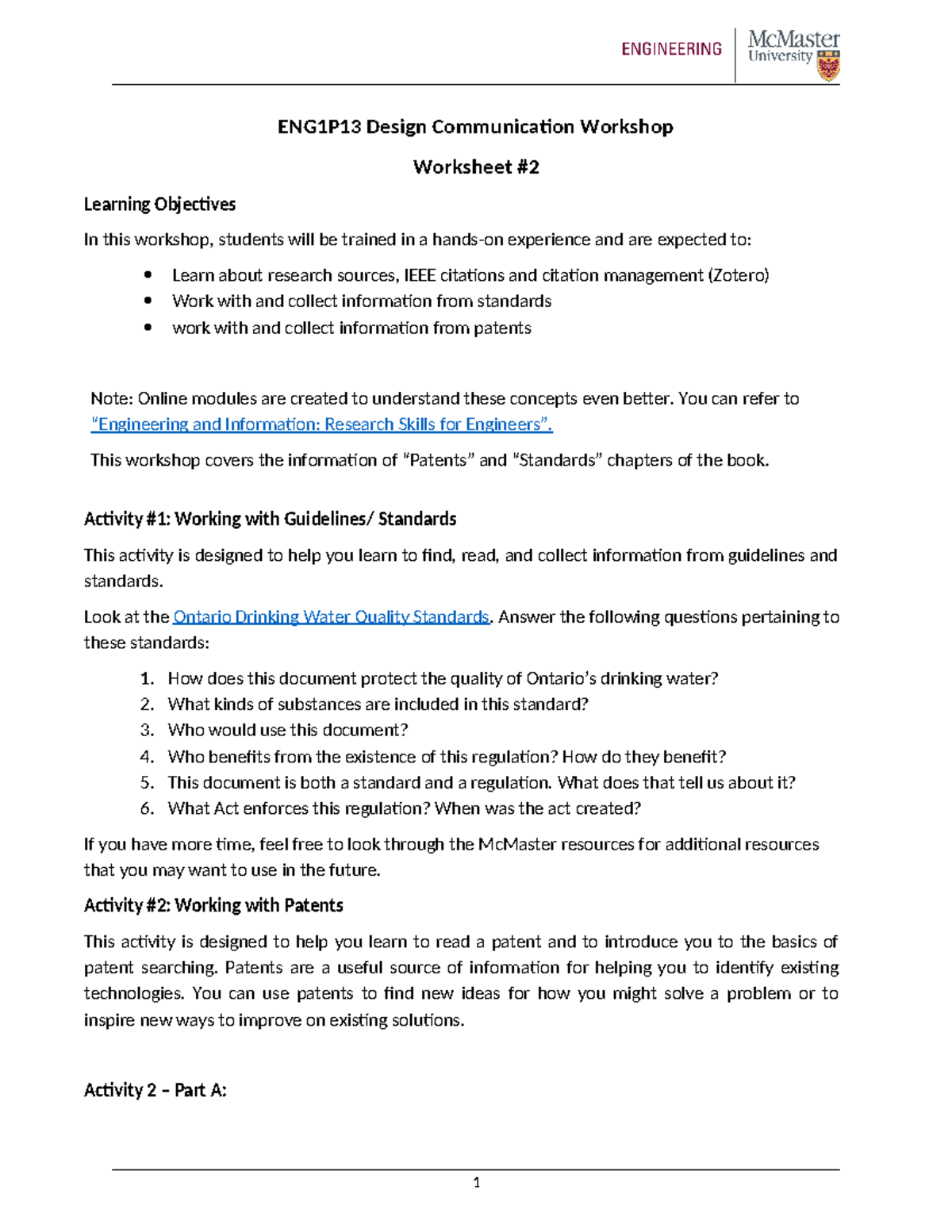ENG1P13 - Design Communication Workshop 2, Students Handout - ENG1P13 ...