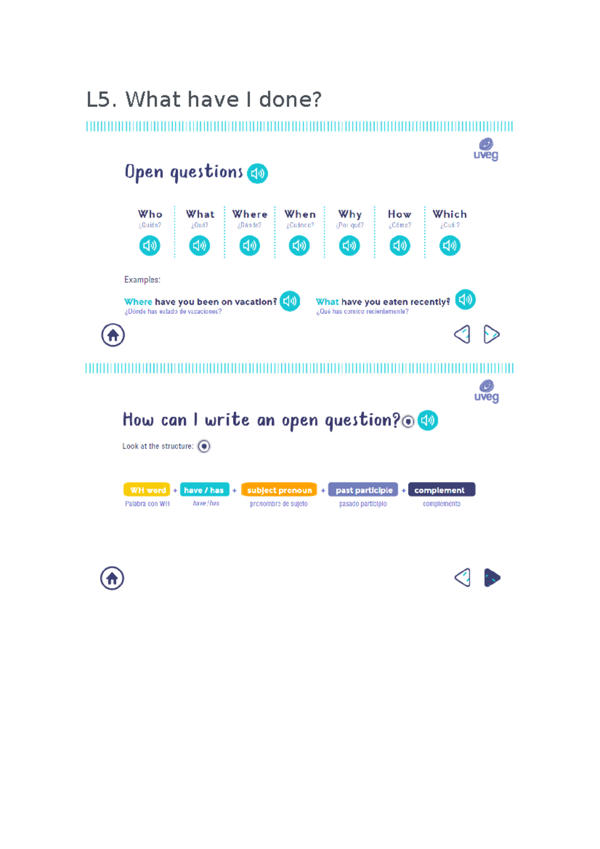 L5. What have I done - Repaso de ingles - ingles iii - L5. What have I ...