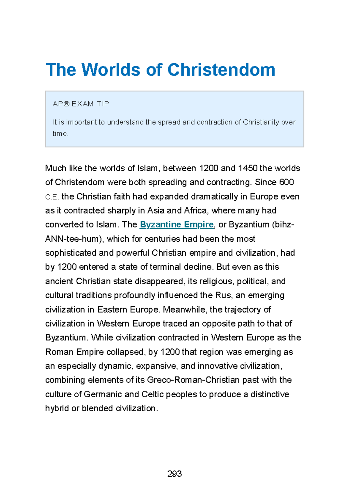 AP® European History: Exam Tips on Christendom's Spread and Decline ...
