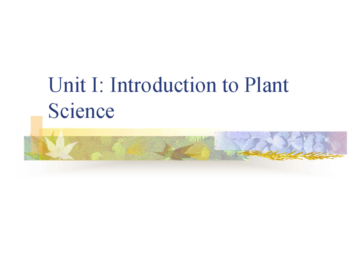 Intro 20TO20 Plant - It's is a General Biology, This Help my ...