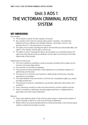 Key Principles Criminal JSystem - Key Principles of the Criminal ...